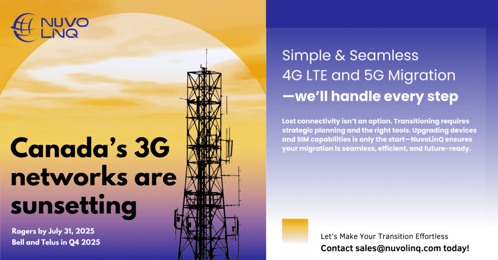 Prepare Now for the 3G Network Shutdown! - NuvoLinQ